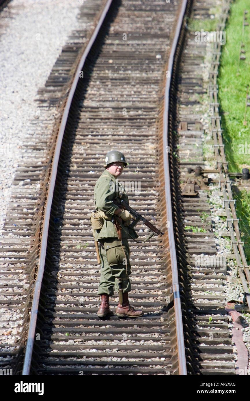 British railway soldiers wwii hi-res stock photography and images - Alamy