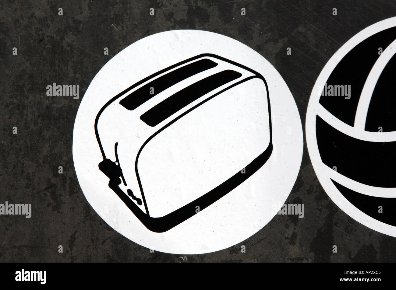 urban sticker toaster machine quirky odd football machine toast black ...