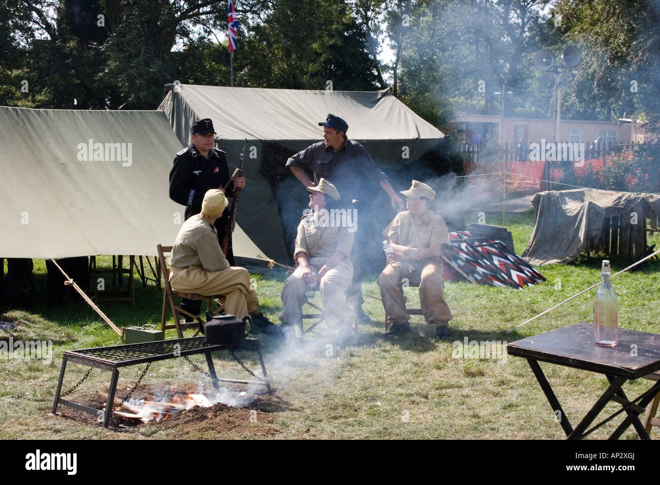 Wwii army camp hi-res stock photography and images - Alamy