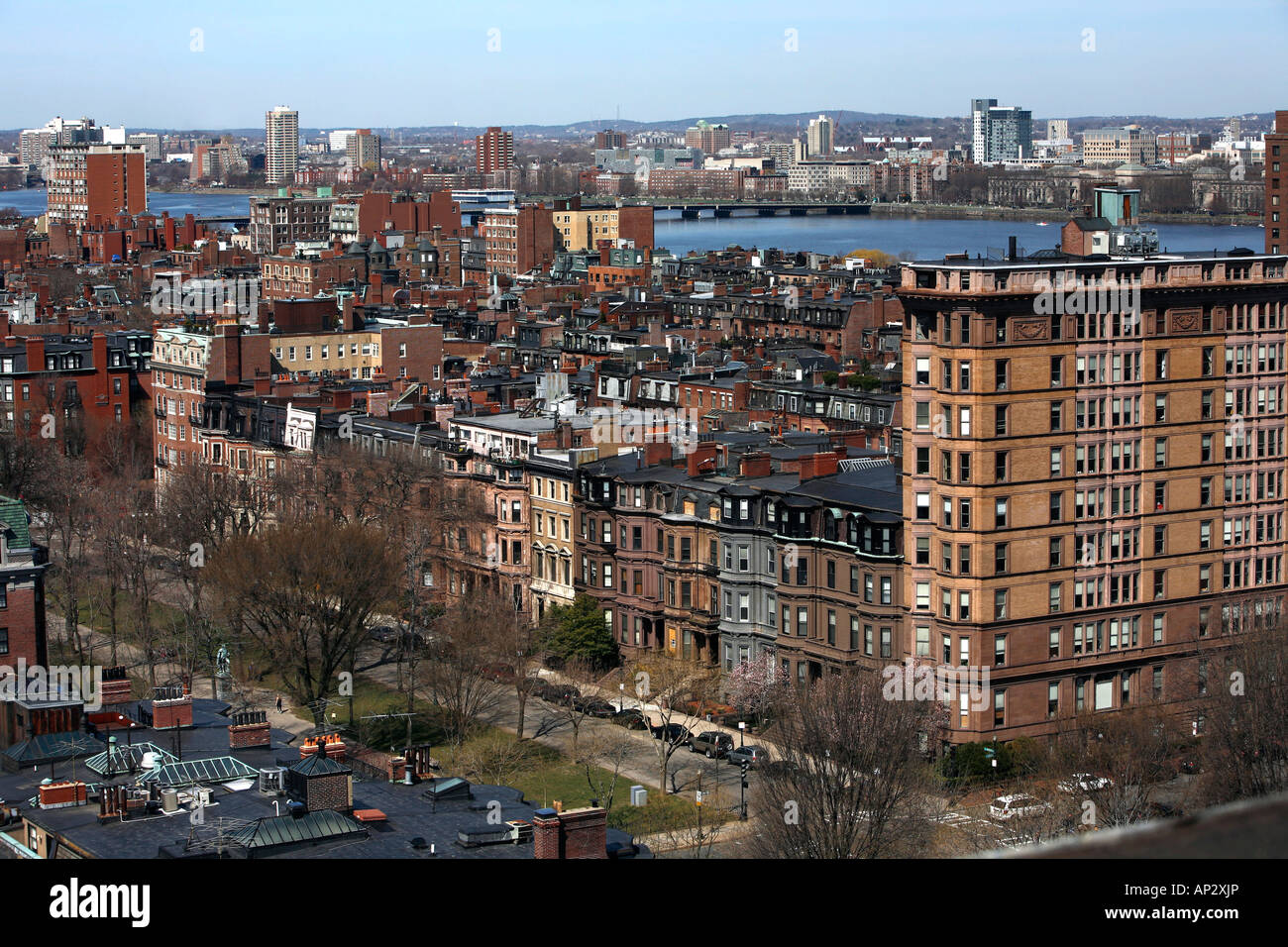 View of Back Bay, Boston, Massachusetts, USA Stock Photo - Alamy