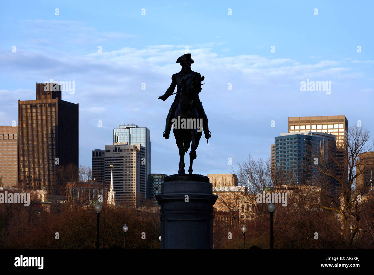 Statue of General George Washington, Public Garden, Boston ...