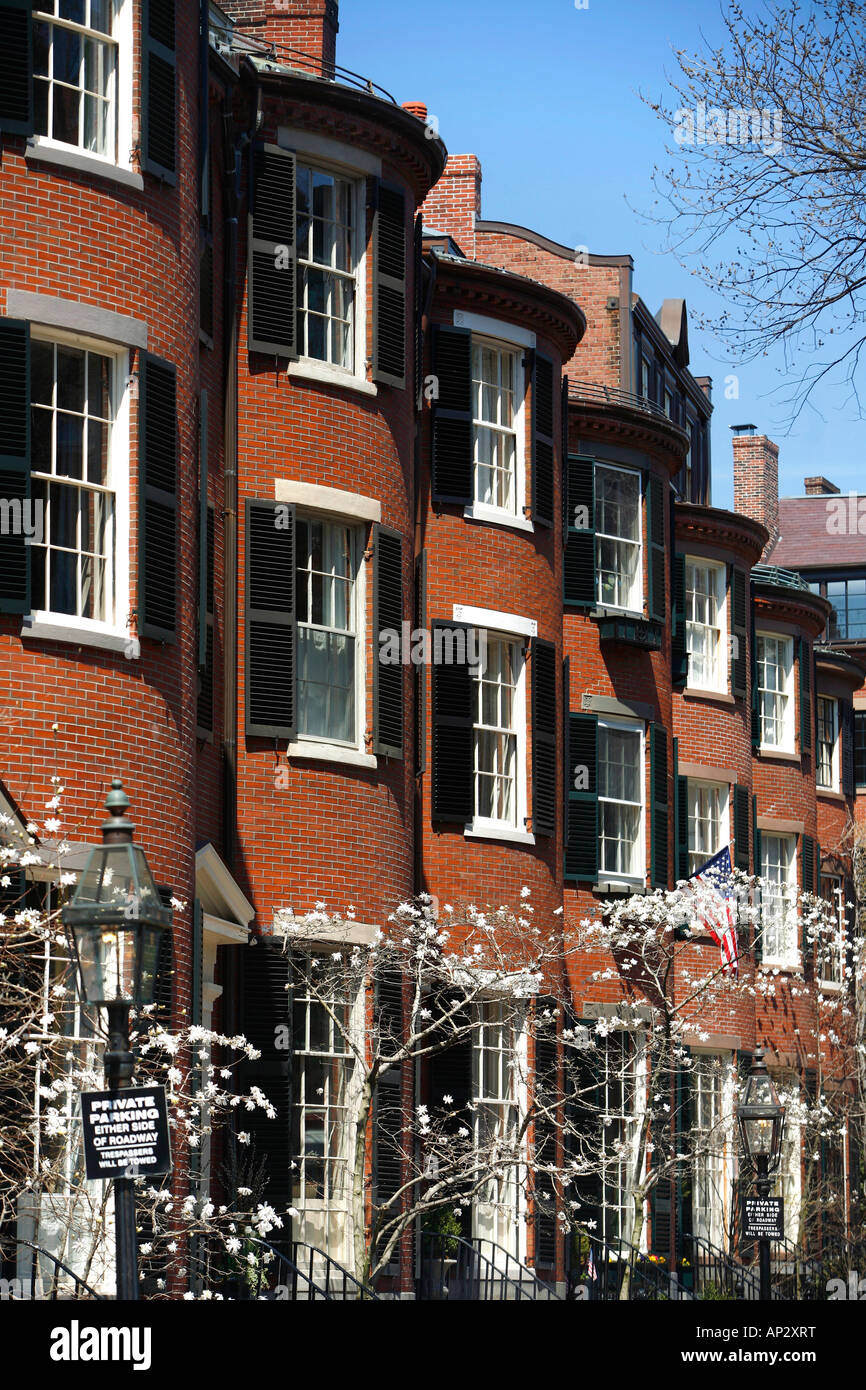 Boston usa houses hi-res stock photography and images - Alamy