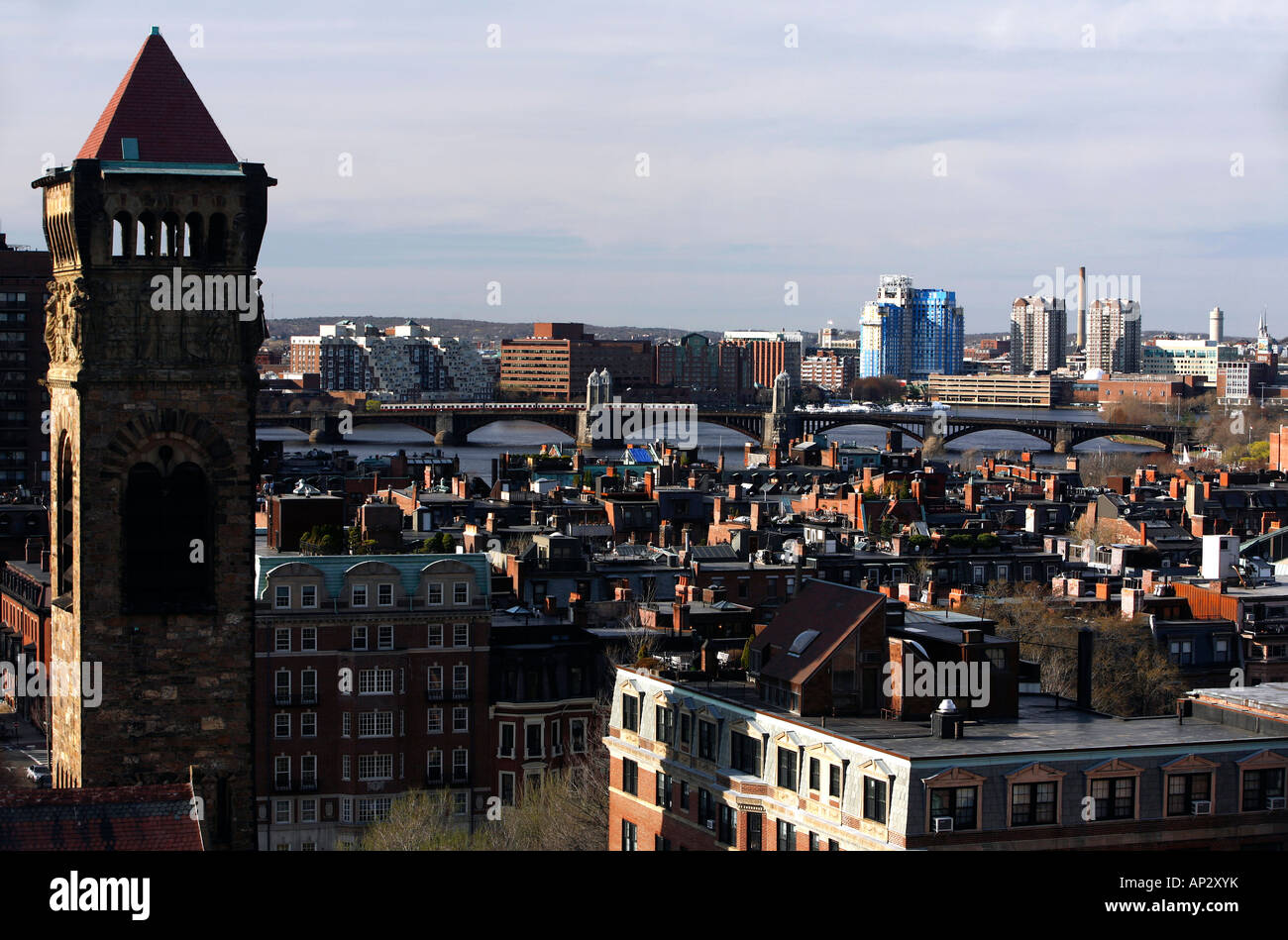 View of Back Bay, Boston, Massachusetts, USA Stock Photo - Alamy