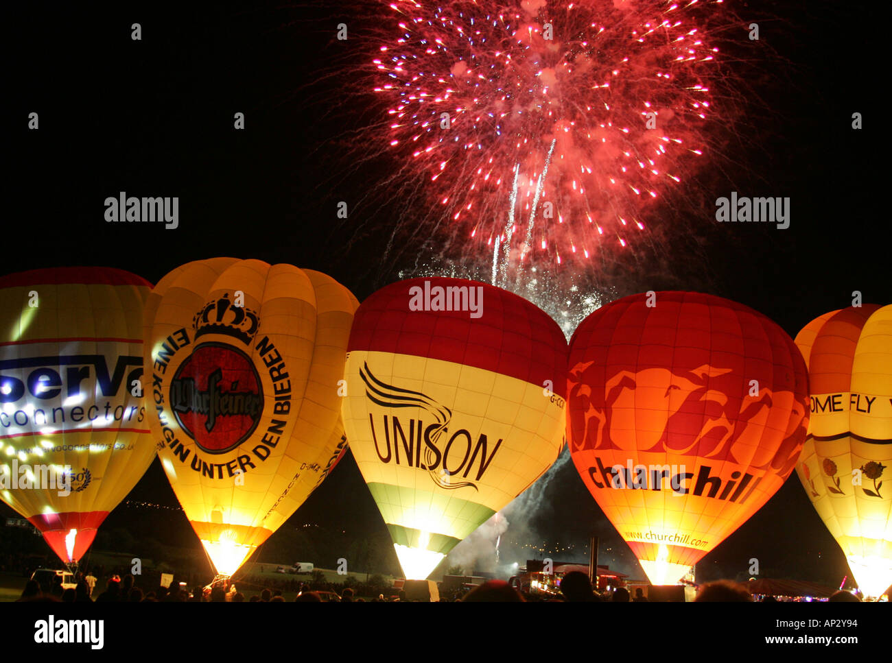 Light Show and Fireworks The Big Balloon Hot Air Balloon Festival ...