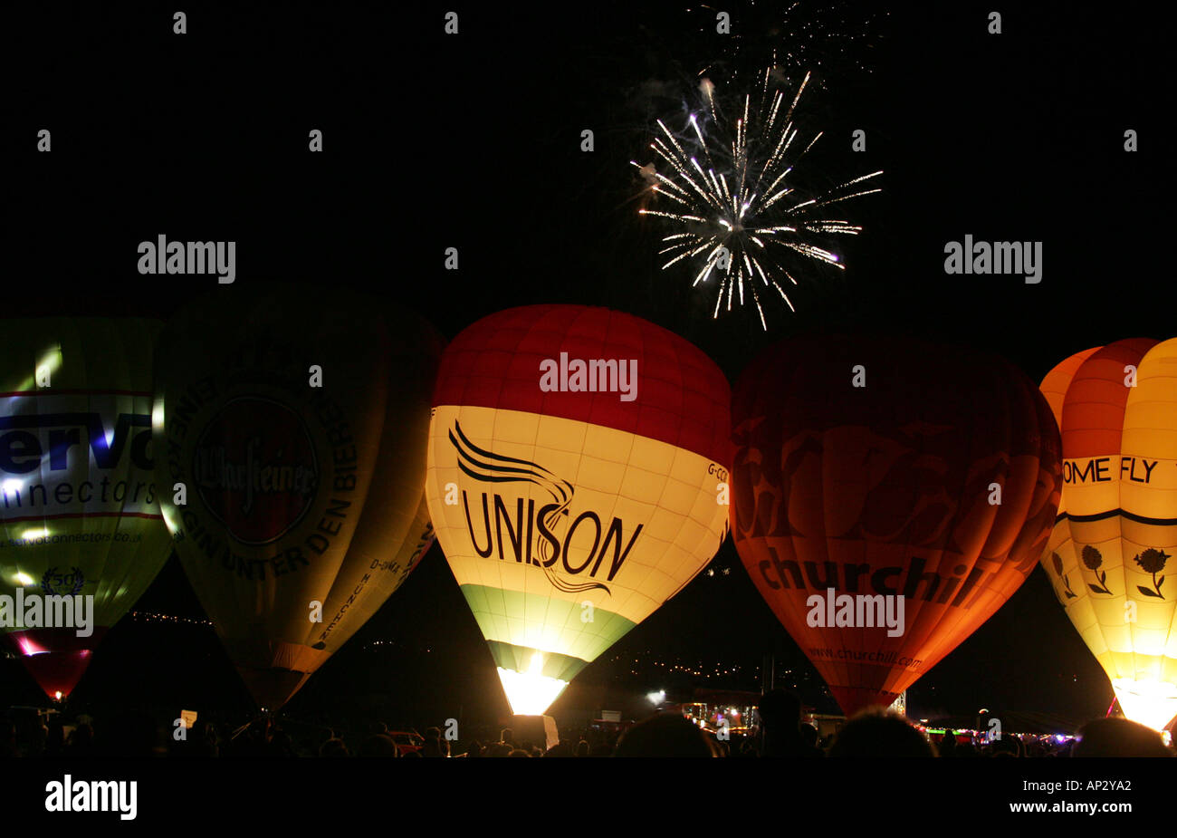 Light Show and Fireworks The Big Balloon Hot Air Balloon Festival ...