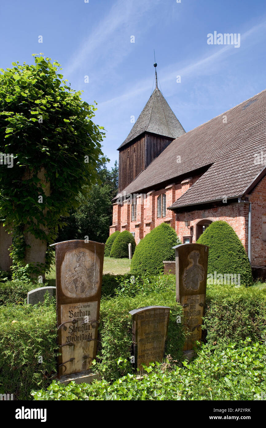 Church, Prerow, Fischland, Darss, Zingst, Baltic Sea, Mecklenburg ...