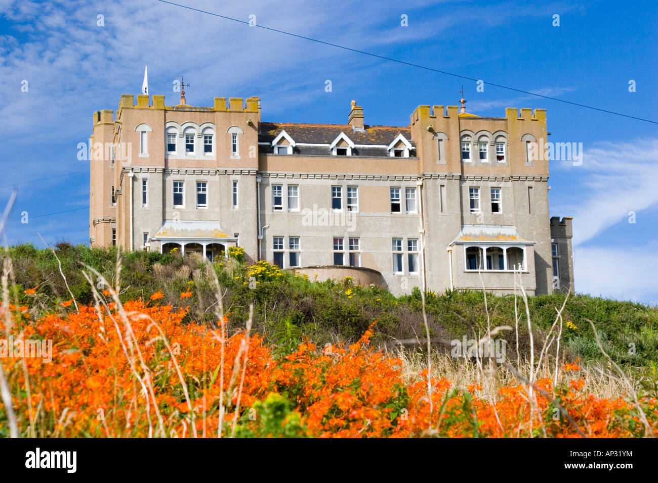 King Arthur s Castle Hotel in Tintagel Cornwall Stock Photo - Alamy