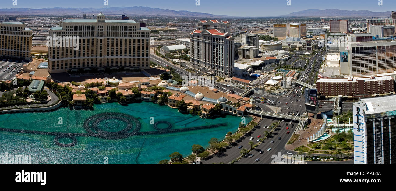 Las Vegas Strip Panorama Stock Photo - Alamy