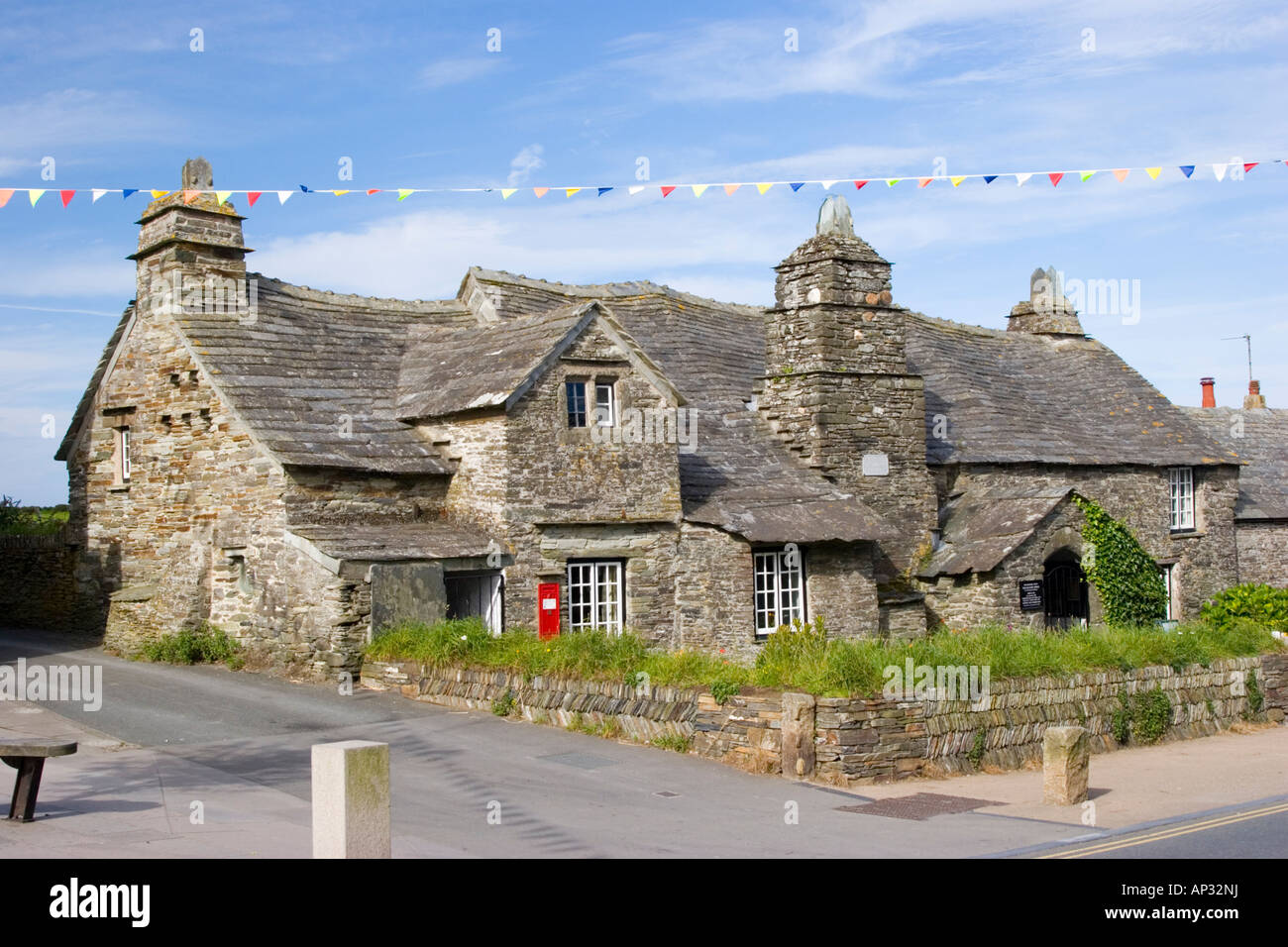 The ancient post office in Tintagel North Cornwall Stock Photo - Alamy