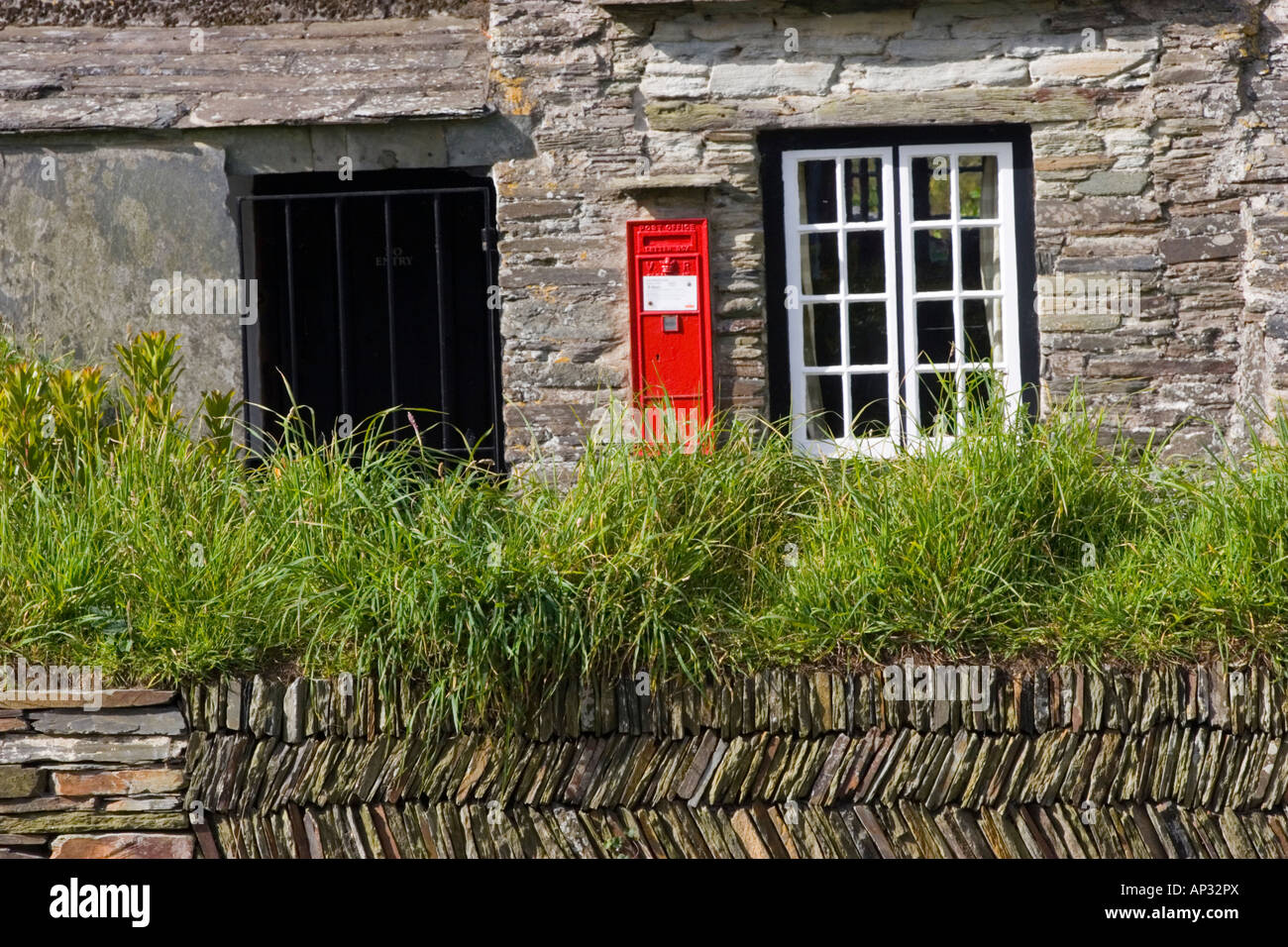 The ancient post office in Tintagel North Cornwall Stock Photo - Alamy
