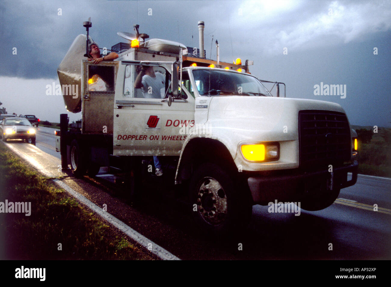 Dr. Joshua Wurman and Doppler on Wheels Storm Chaser for Tornados Stock ...