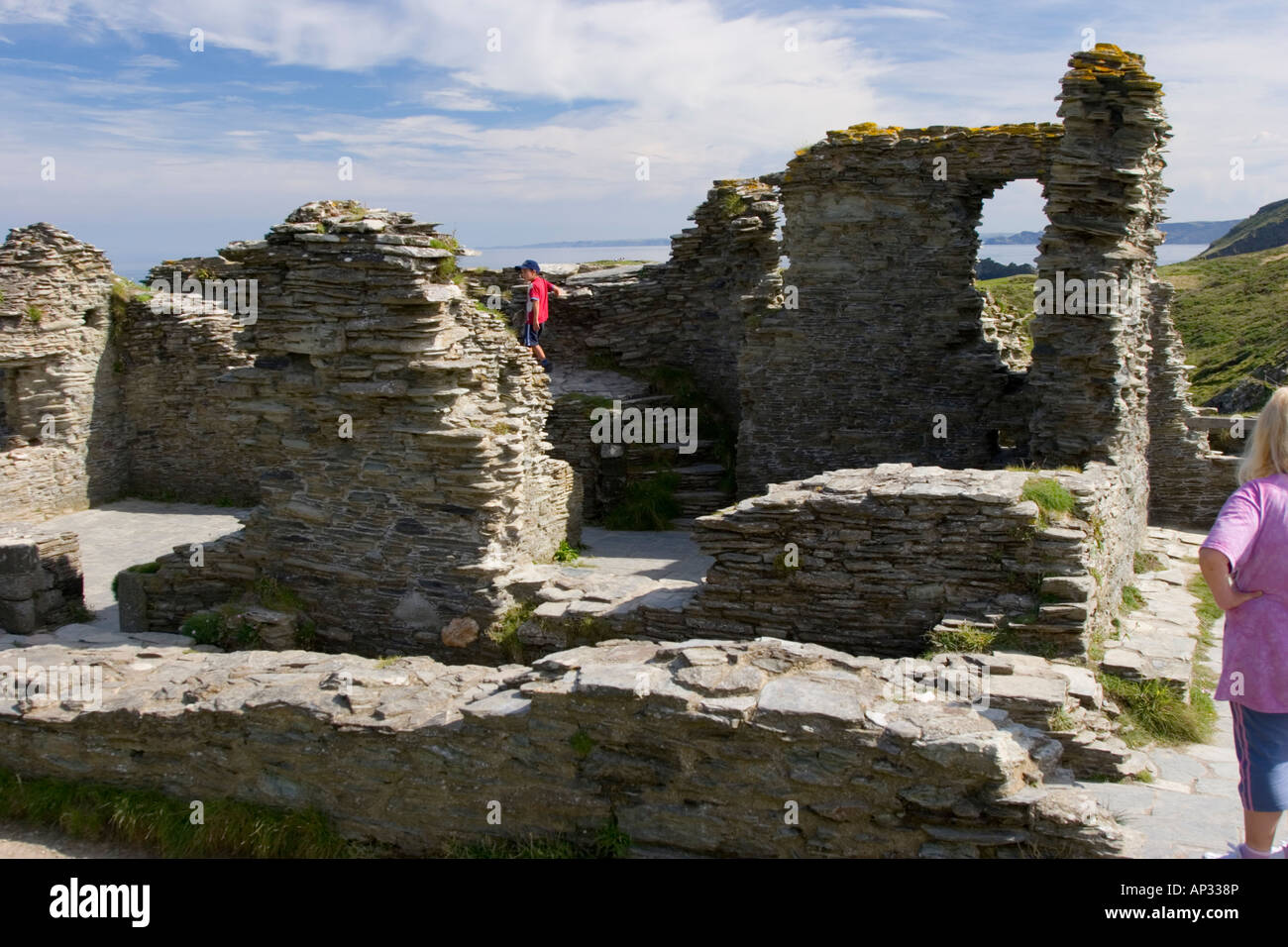 King Arthurs Castle High Resolution Stock Photography and Images - Alamy