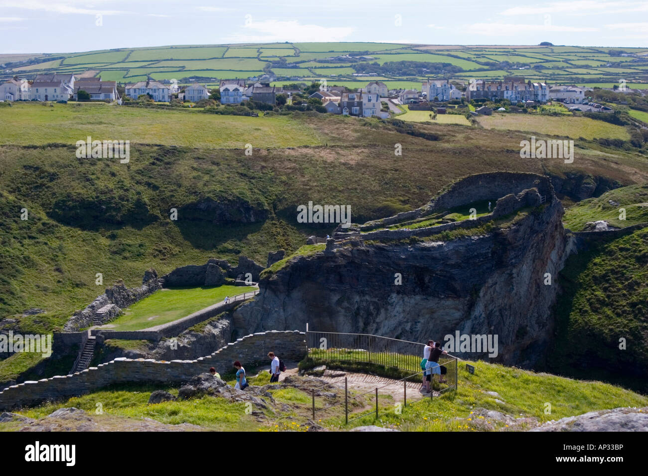 King Arthurs Castle High Resolution Stock Photography and Images - Alamy