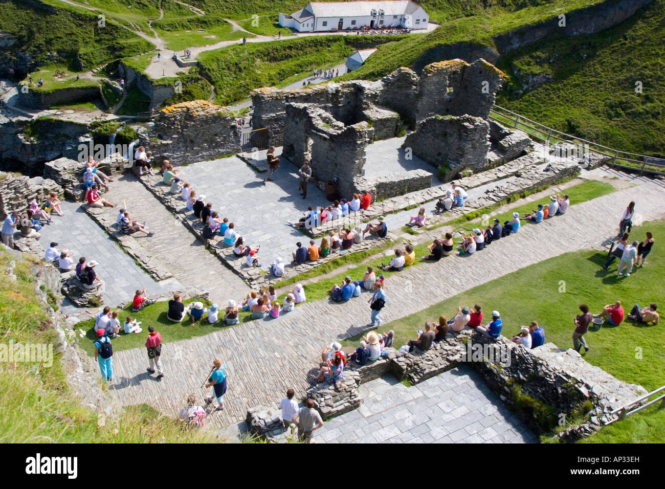 King Arthur s Castle in Tintagel north Cornwall Stock Photo - Alamy