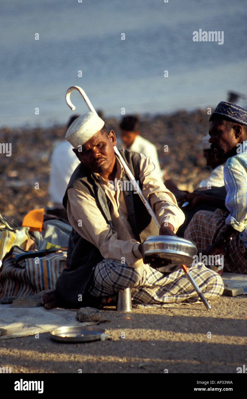 Blind Muslim Beggar outside Haji Ali Bukhari, Wurli, Mumbai, South ...