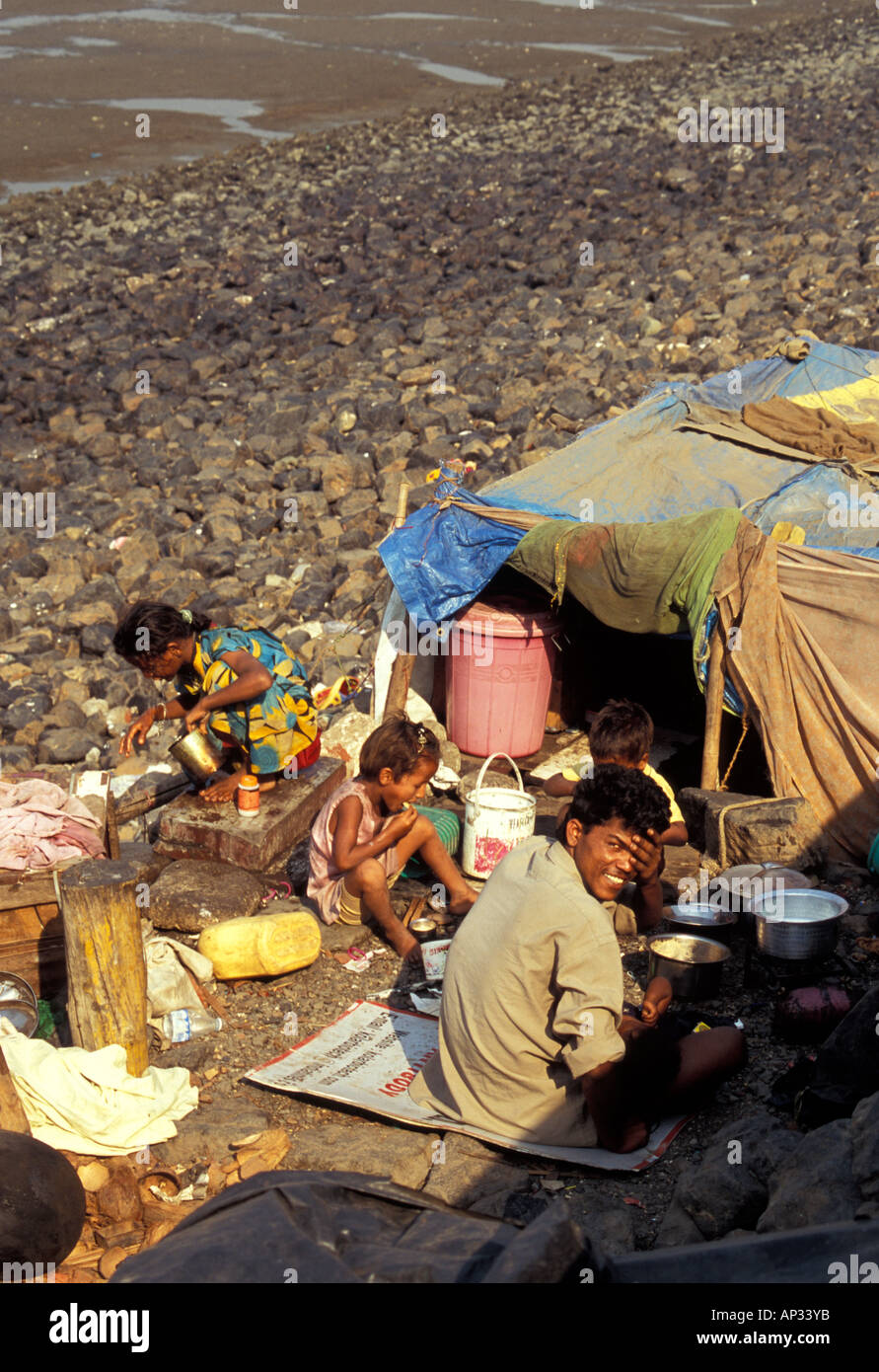 Poverty Shack India Family High Resolution Stock Photography and Images ...