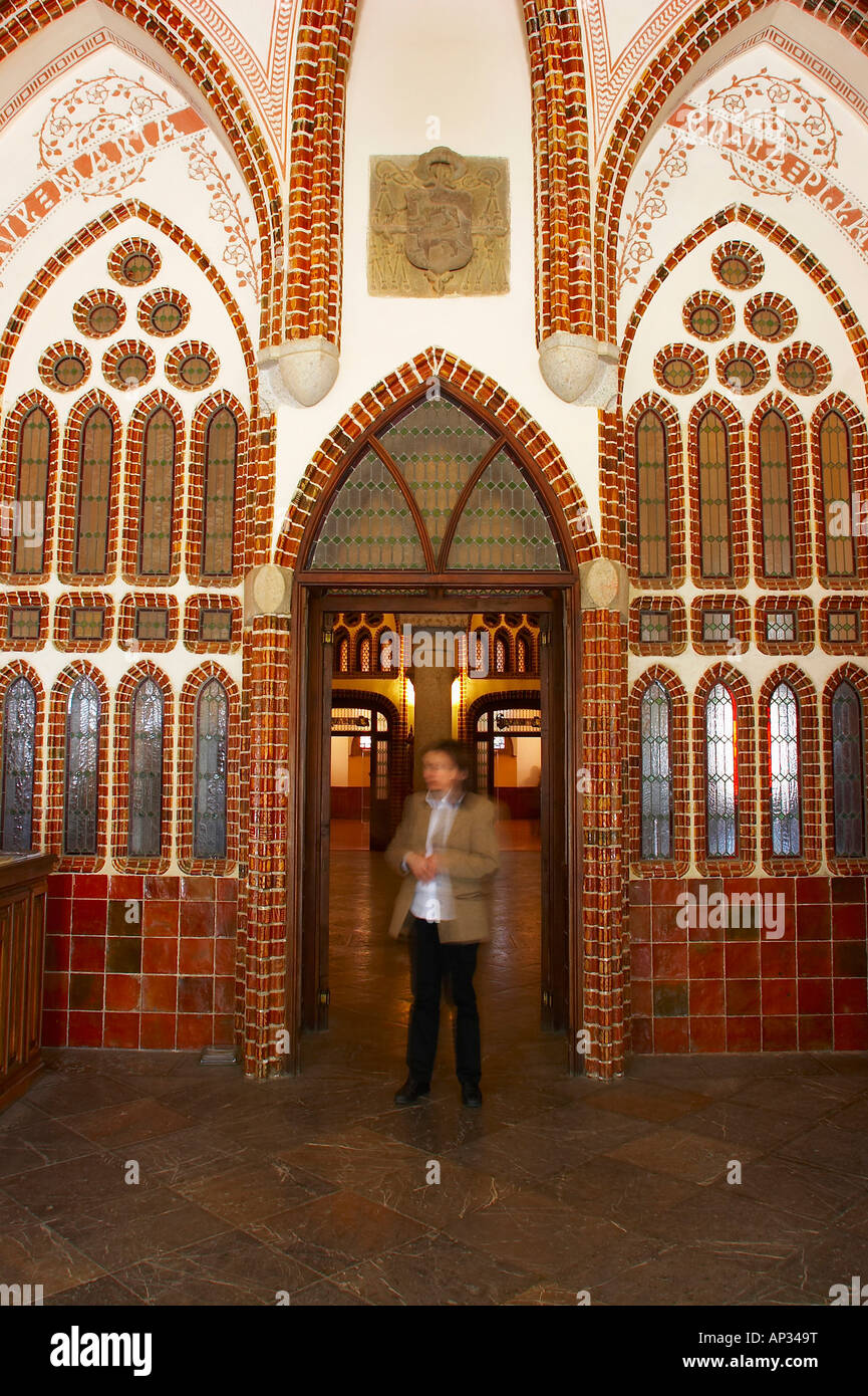 Inside the Episcopal Palace from architect Antoni Gaudi, Palacio ...