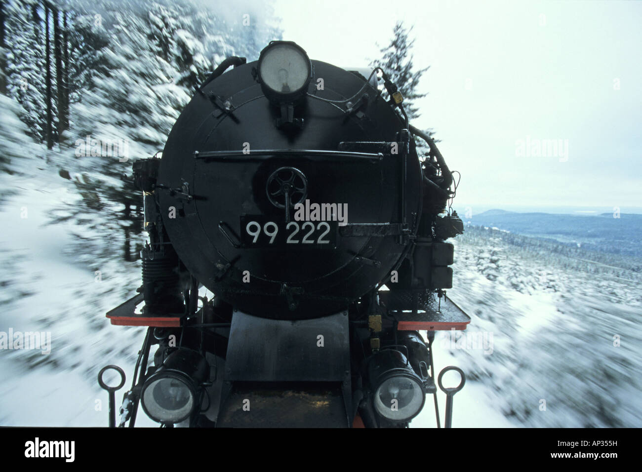 Harz mountains railway snow hi-res stock photography and images - Alamy