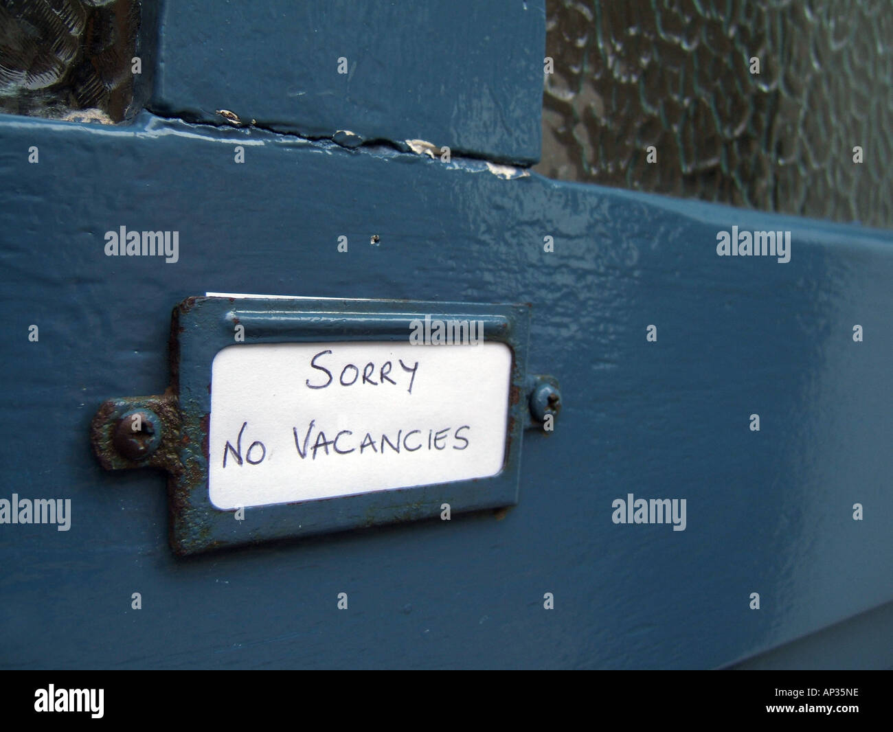 Bed and breakfast no vacancy sign hi-res stock photography and images ...