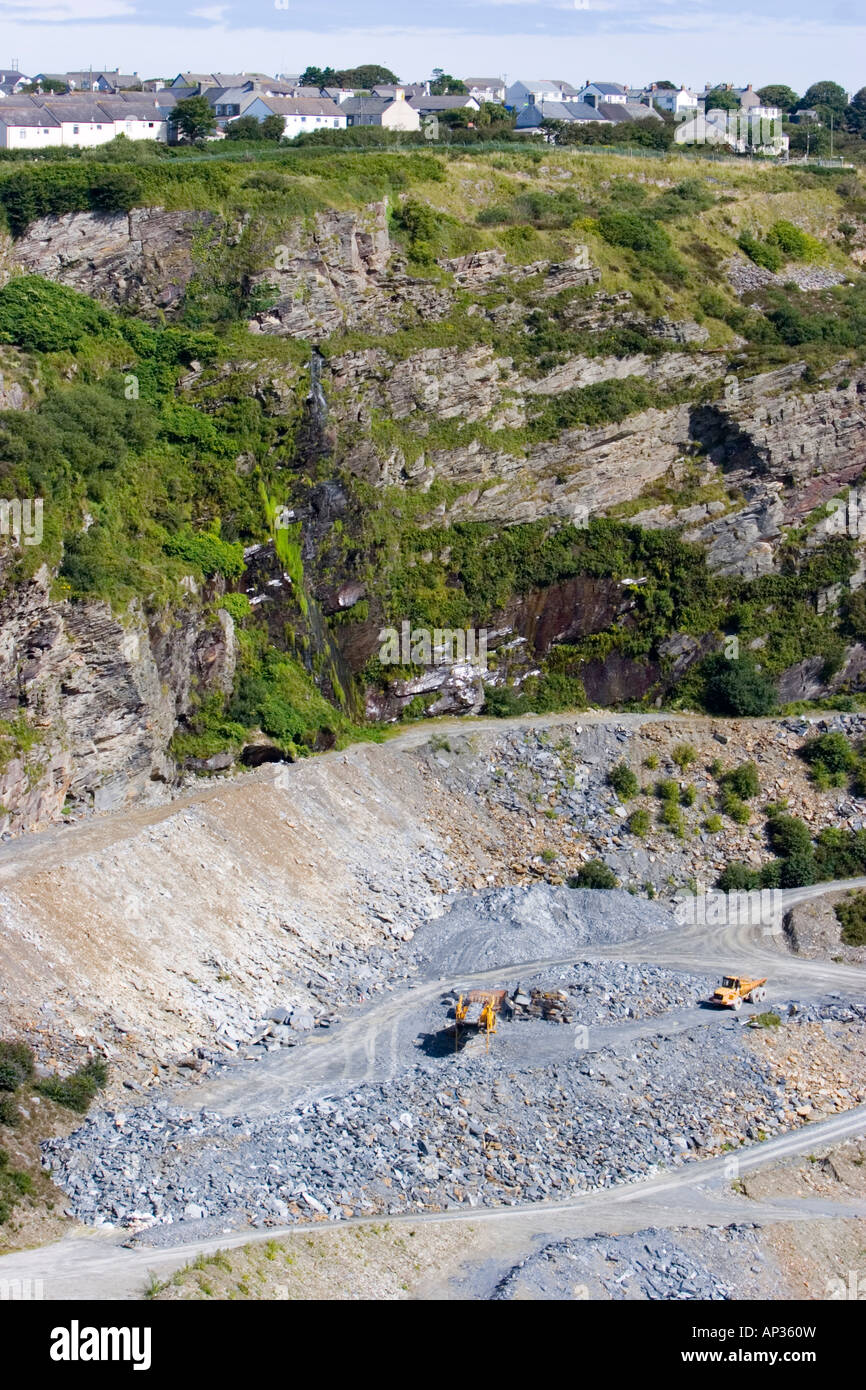 The Delabole slate quarry in north Cornwall Stock Photo - Alamy