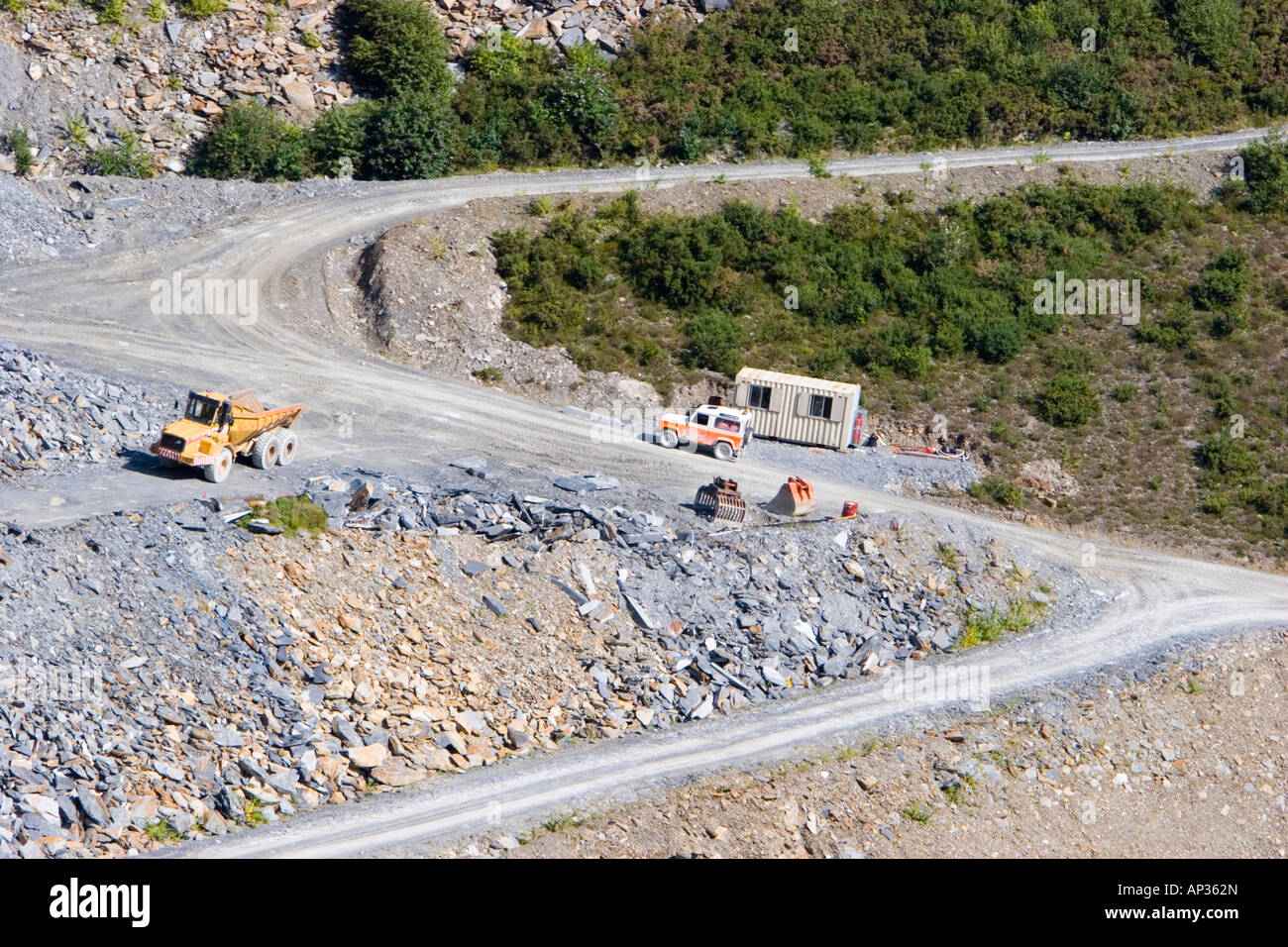 The Delabole slate quarry in north Cornwall Stock Photo - Alamy