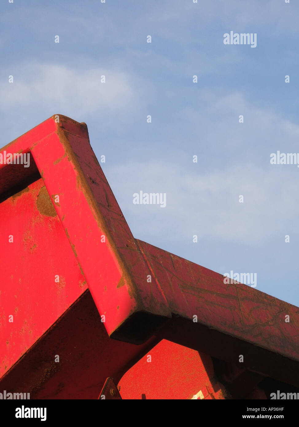red skip and blue sky Stock Photo - Alamy