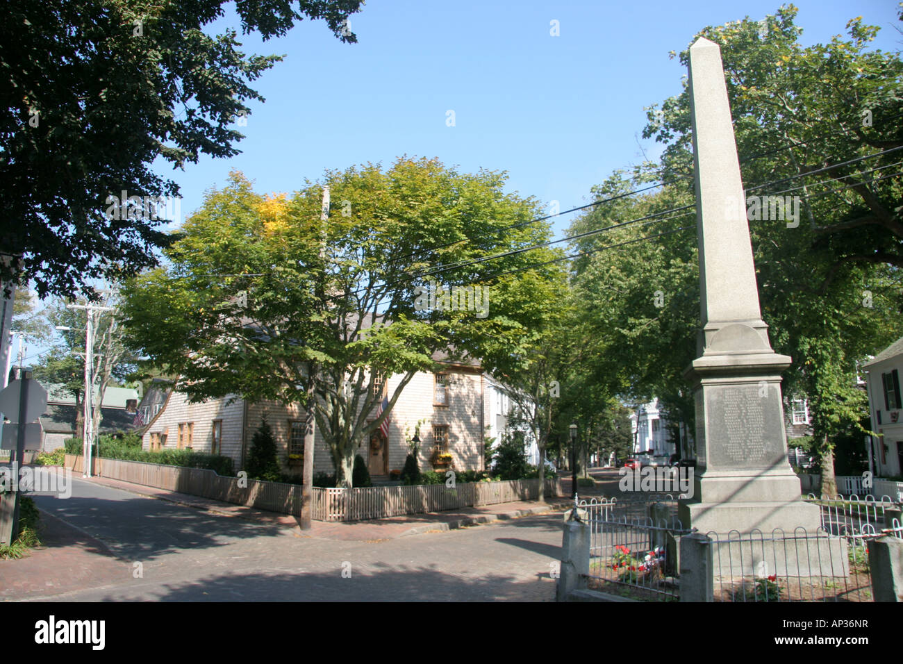 War memorial in Nantucket Cape Cod USA Stock Photo - Alamy