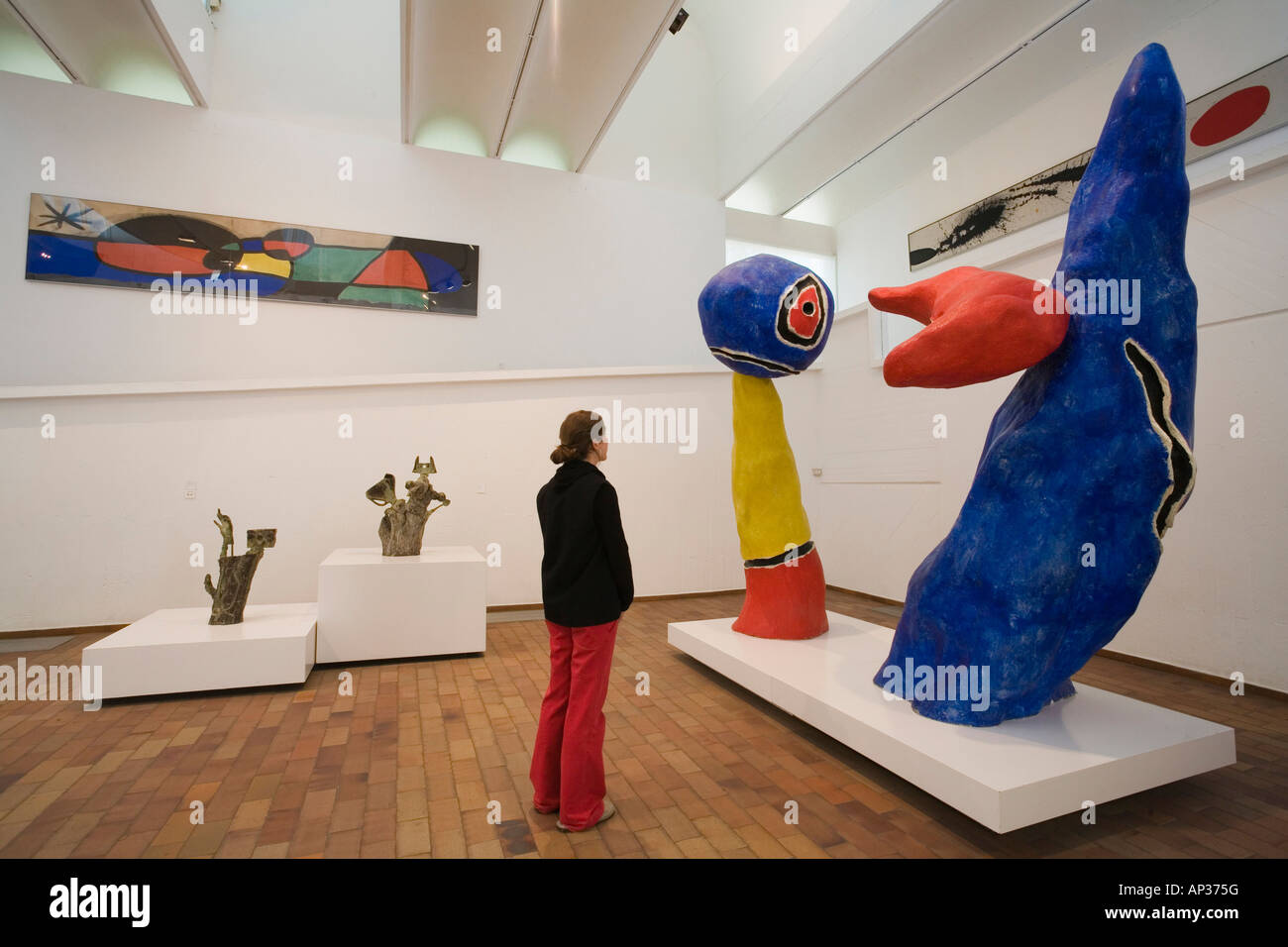 Fundacio Joan Miro, museum, Montjuic, Barcelona, Spain Stock Photo - Alamy