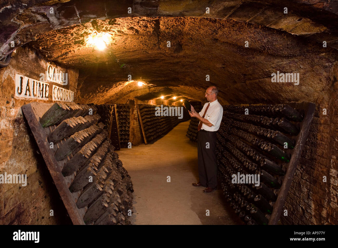 Codorniu, cava cellars, Sant Sadurni d Anoia, near Barcelona, Spain ...