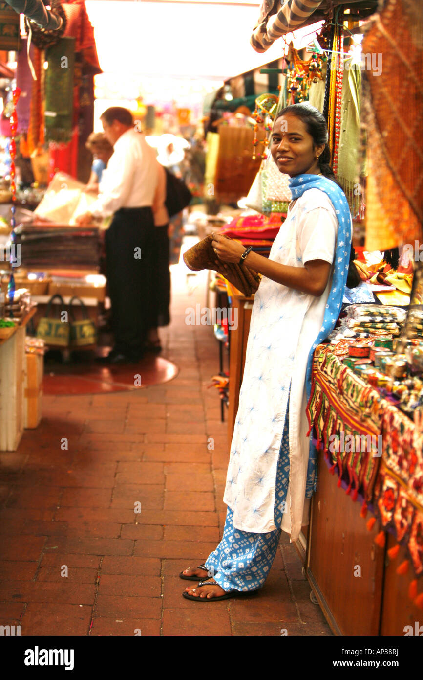 Woman, Little India Arcade, Singapore Stock Photo - Alamy