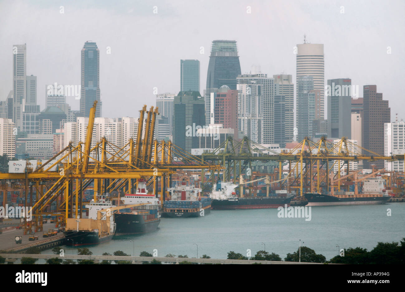 The Port of Singapore, Singapore Stock Photo - Alamy