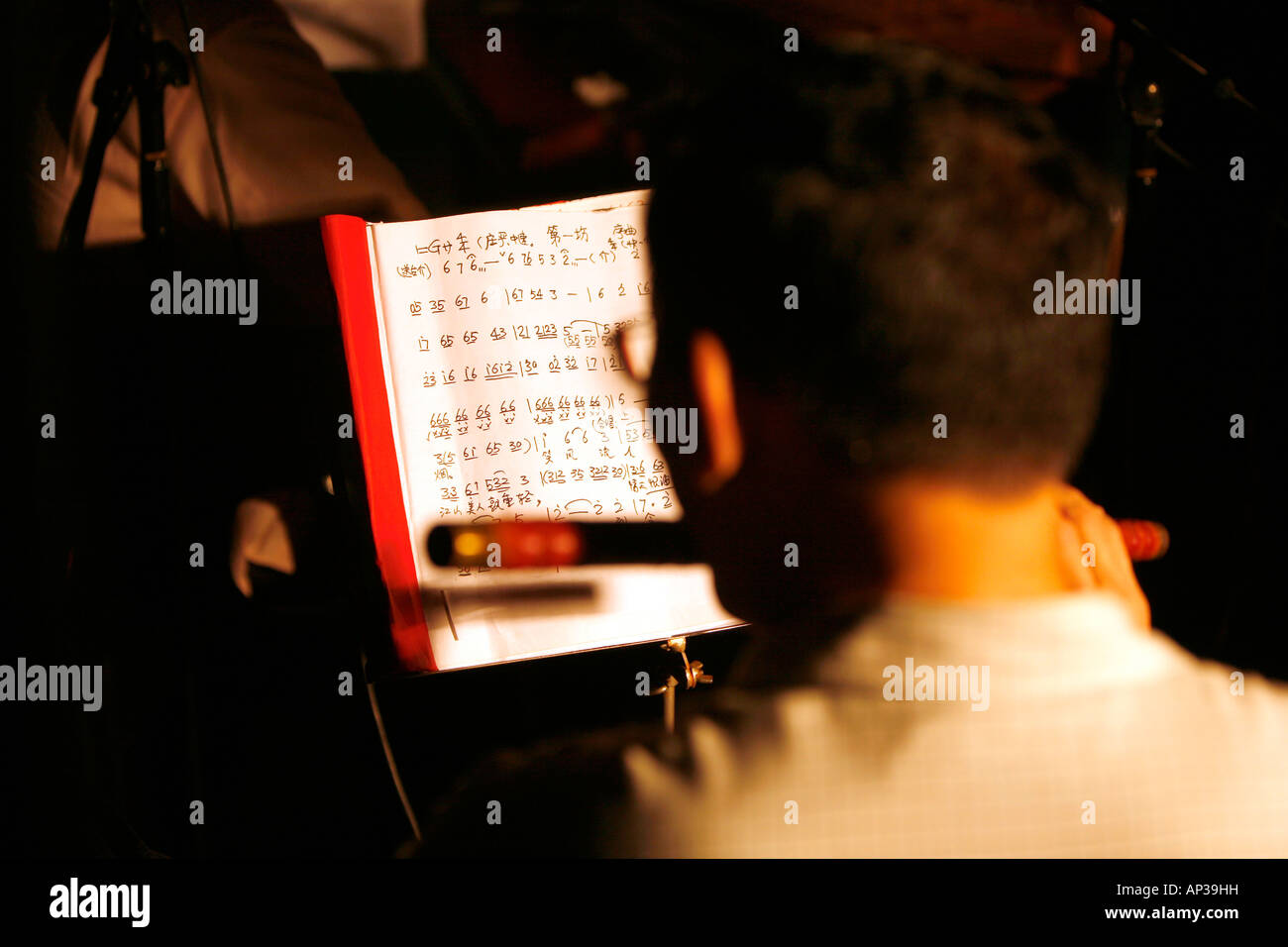 Orchestra, Chinese Opera at the Kreta Ayer Theatre, Chinatown ...