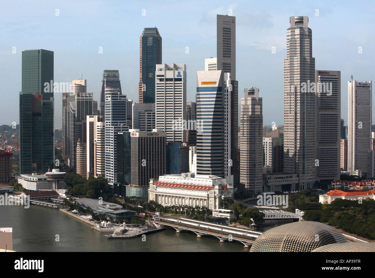 City view, Central Business District (CBD), Singapore Stock Photo - Alamy