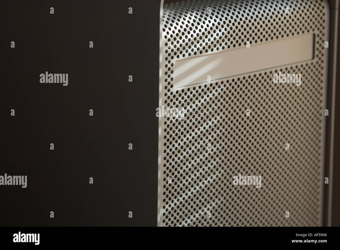 cooling vent and dvd drive incorporated in computer design Stock Photo ...