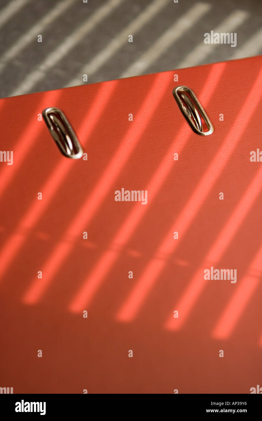 Office file ring binder Stock Photo - Alamy