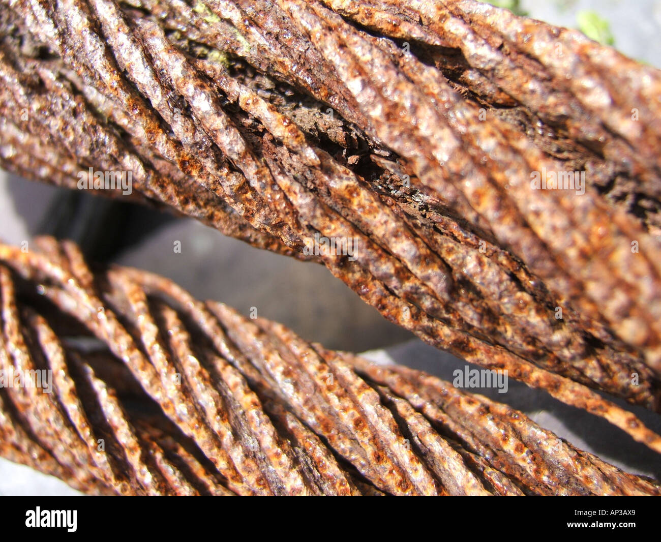 Close up corroded broken wire hi-res stock photography and images - Alamy