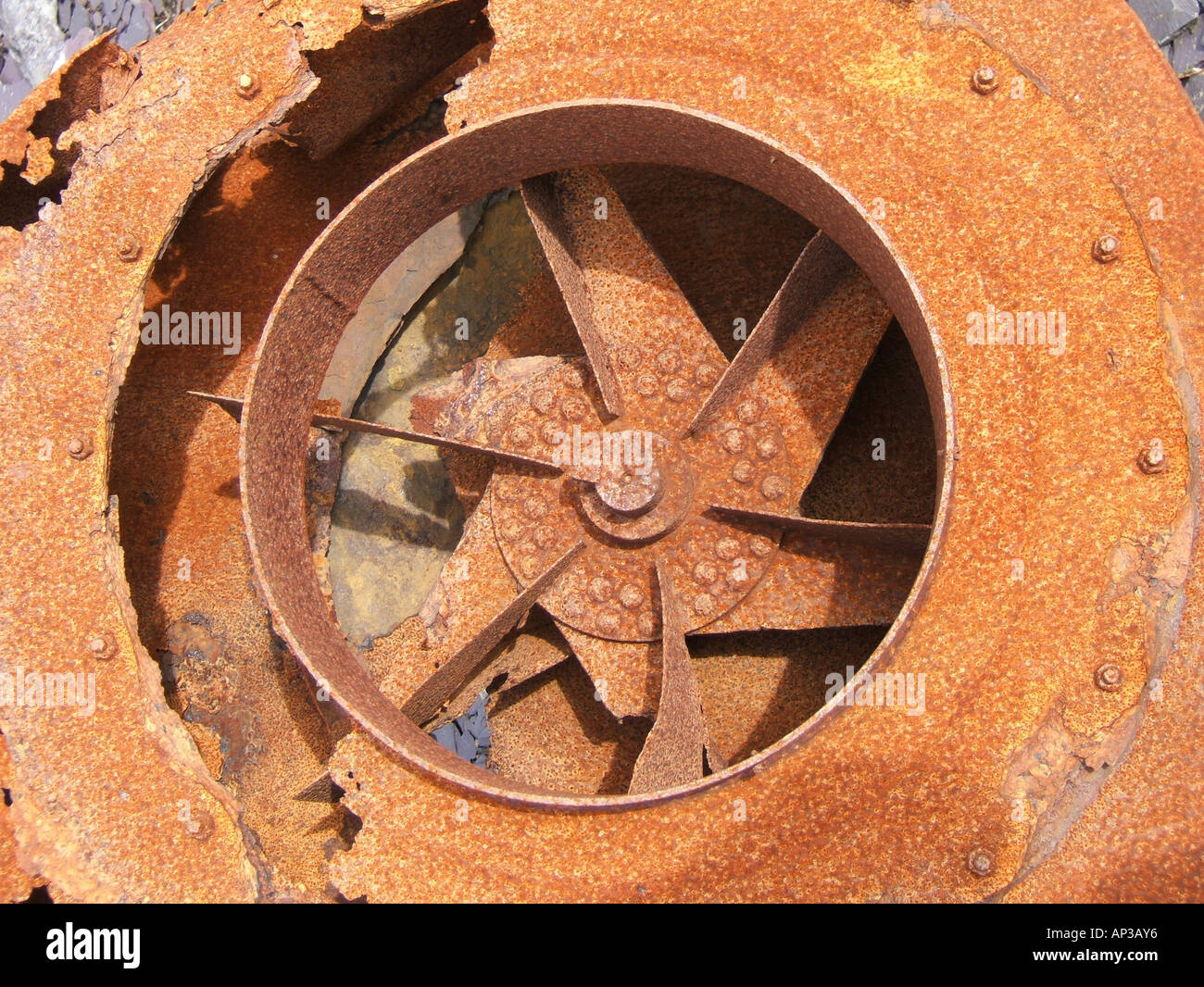 Old rusted industrial fan hi-res stock photography and images - Alamy