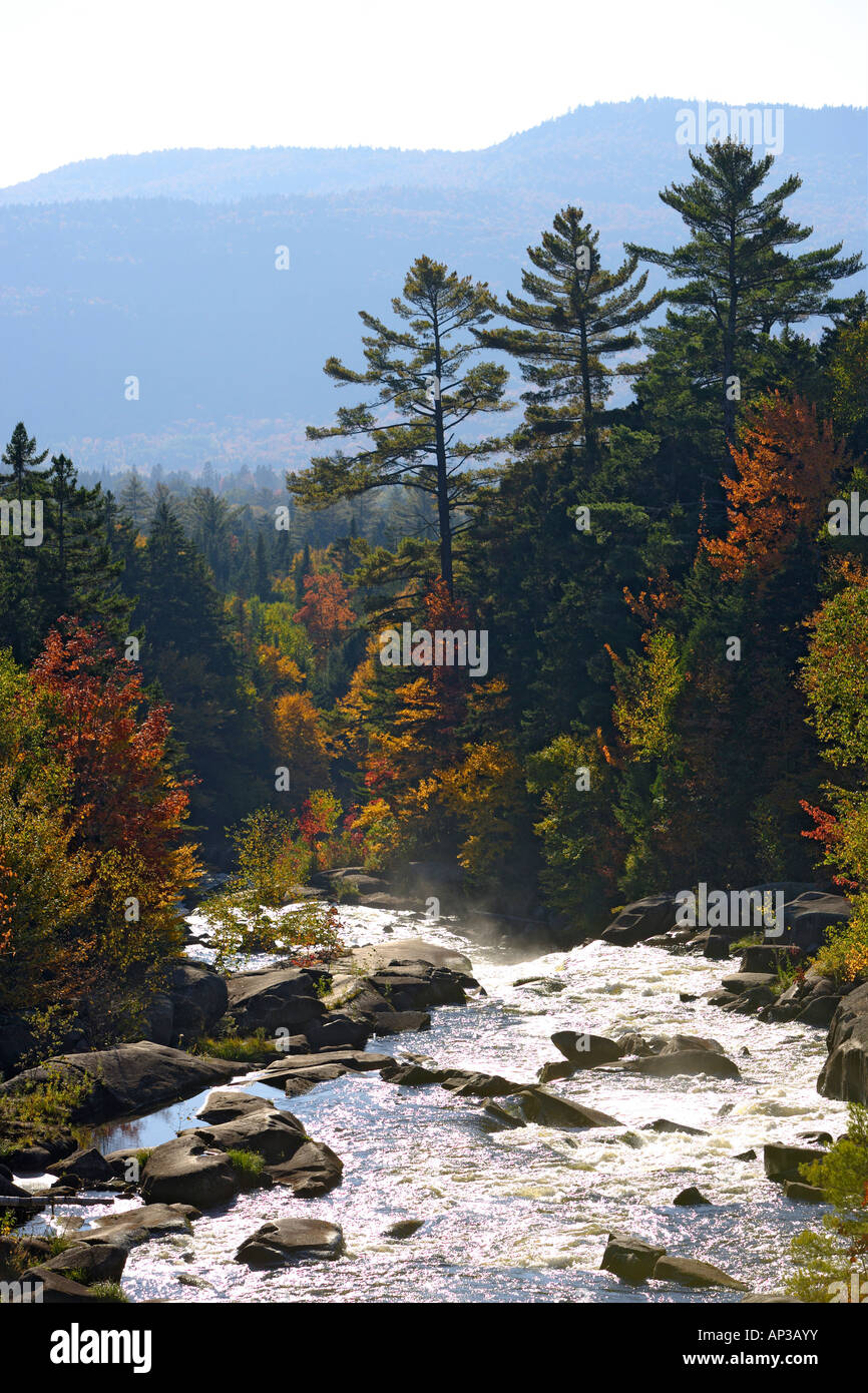 Waterfall of Cupsuptic River, Maine, USA Stock Photo - Alamy