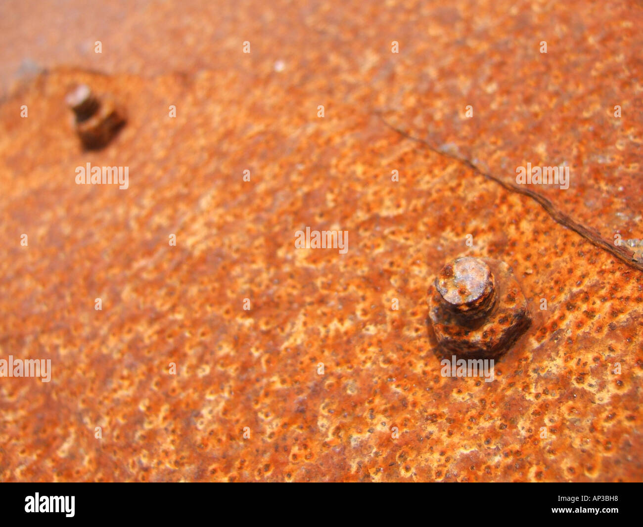 rusted bolt on old machinery Stock Photo - Alamy