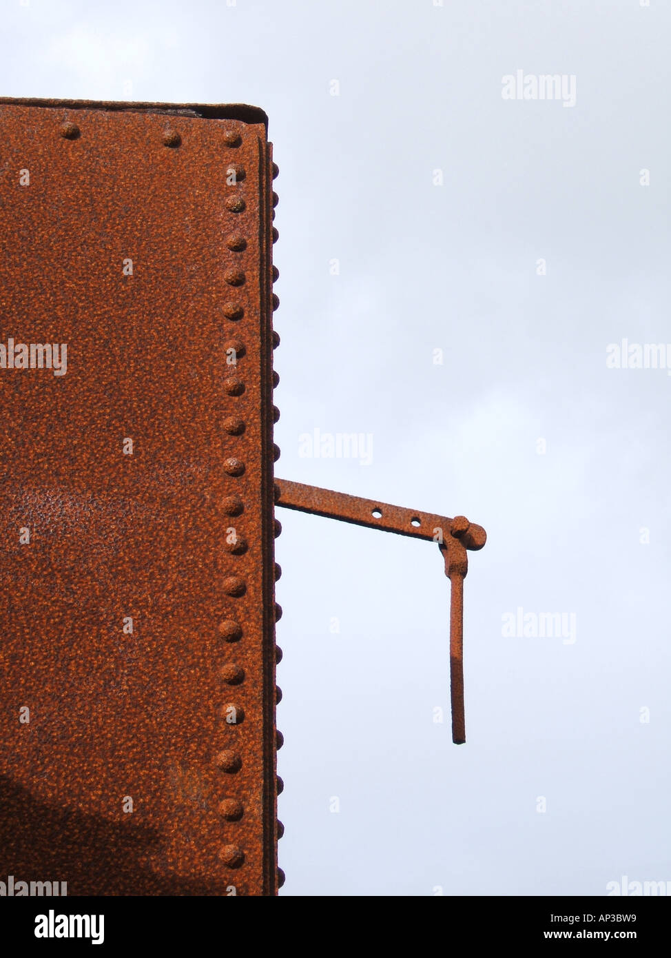 old rusted water tank Stock Photo - Alamy