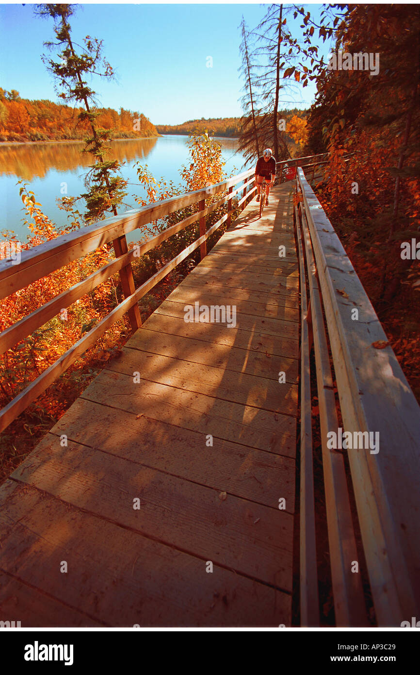 Edmonton river valley trail hi-res stock photography and images - Alamy