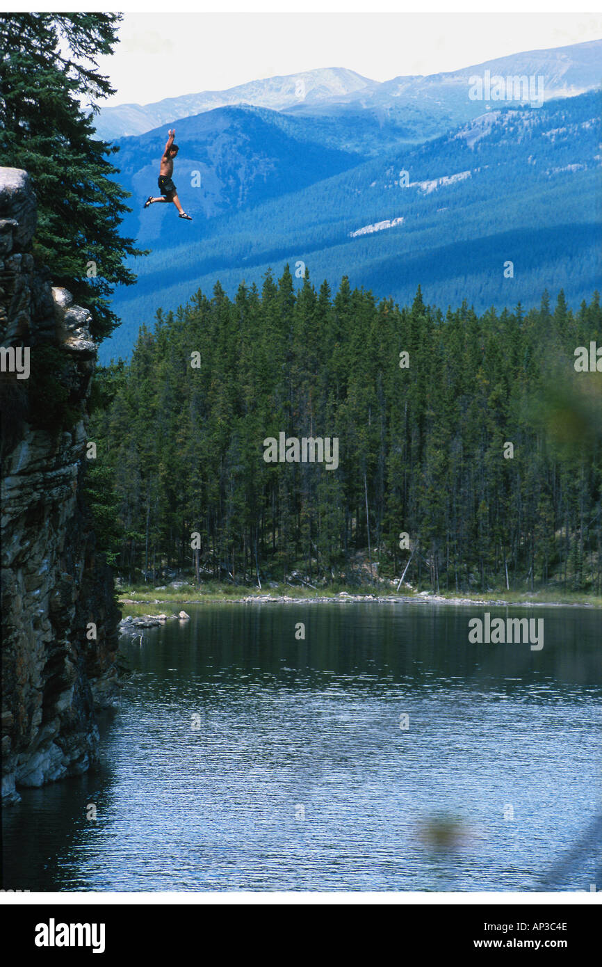 Horseshoe lake cliff jumping hi-res stock photography and images - Alamy