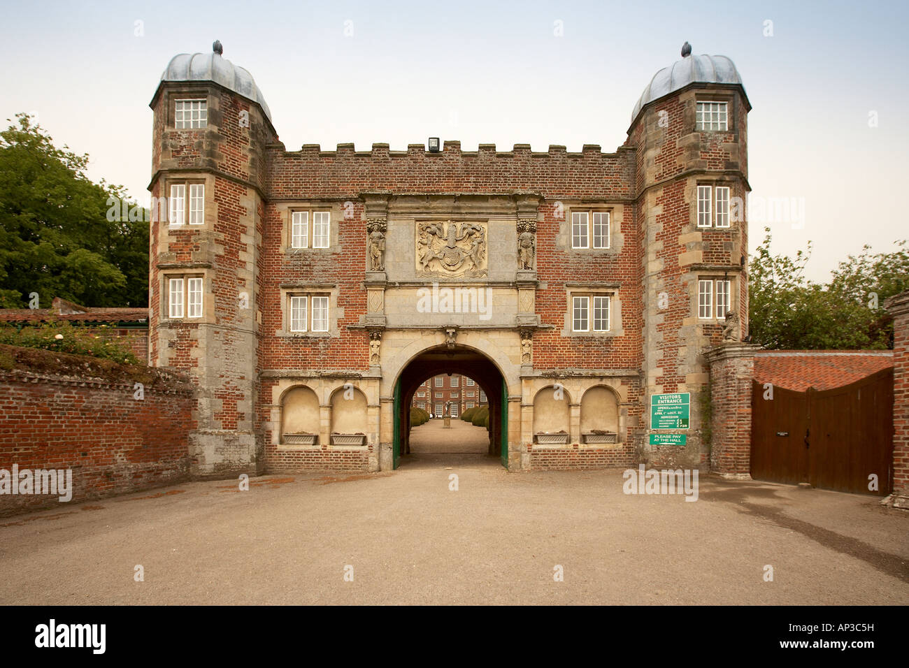 Burton Agnes Hall Gatehouse East Yorkshire UK Stock Photo - Alamy