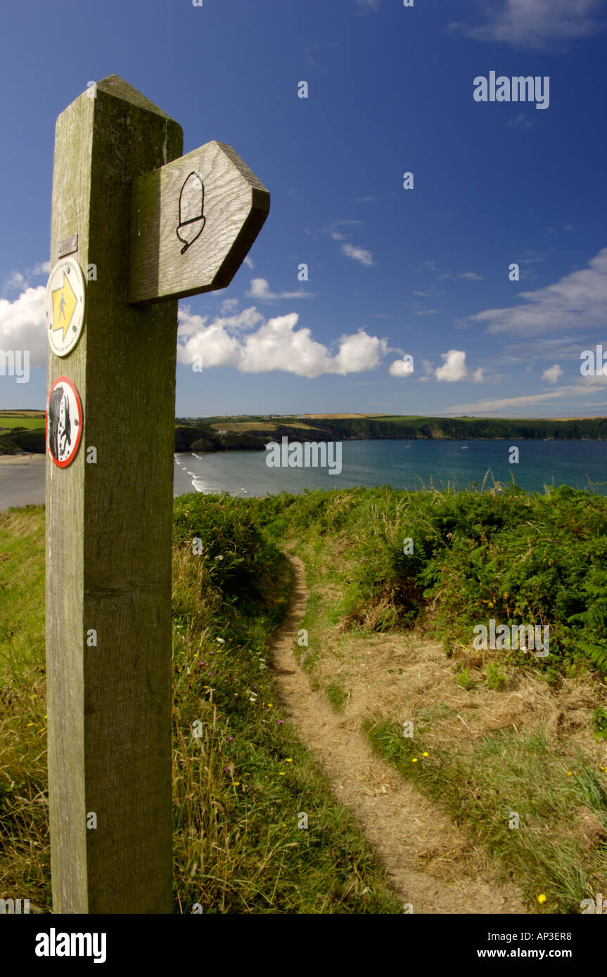 Welsh long distance coastal footpath hi-res stock photography and ...