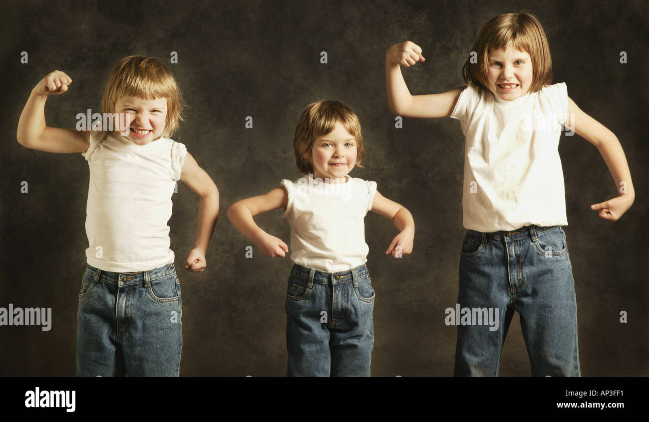 Child flex muscle hi-res stock photography and images - Alamy