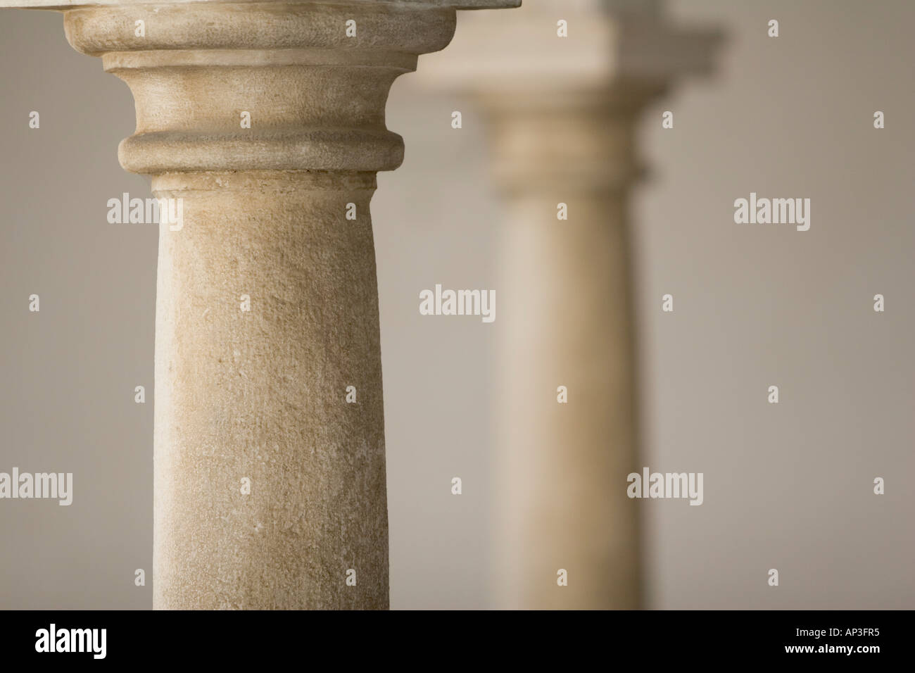 Stone columns of Goldrain Castle, Alto Adige, Italy Stock Photo - Alamy