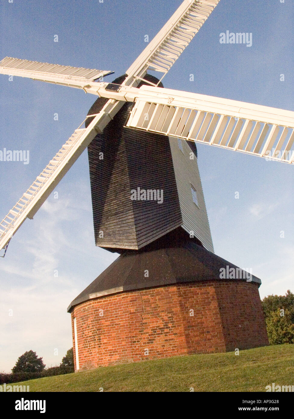 MOUNTNESSING POST MILL Stock Photo - Alamy
