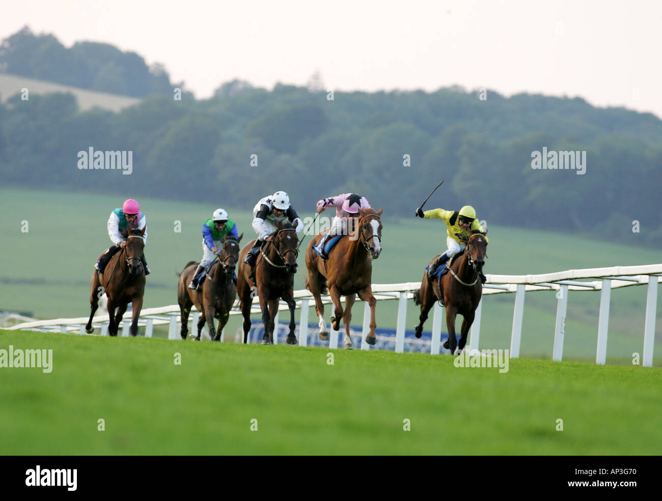 Horse Racing Chepstow Racecourse South East Wales Stock Photo - Alamy