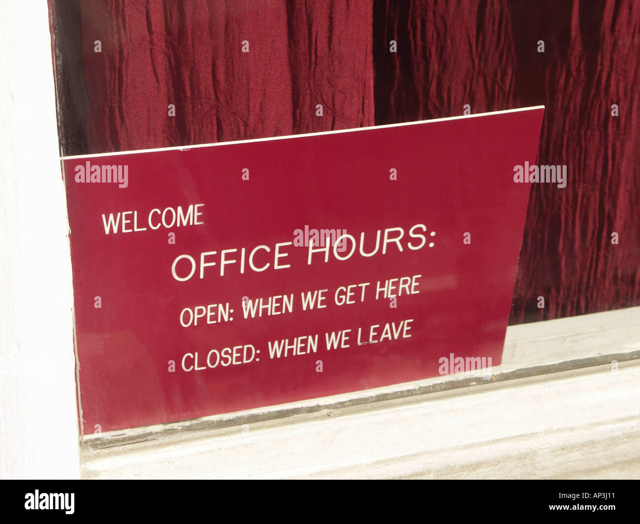 Office Hours Sign Stock Photo - Alamy
