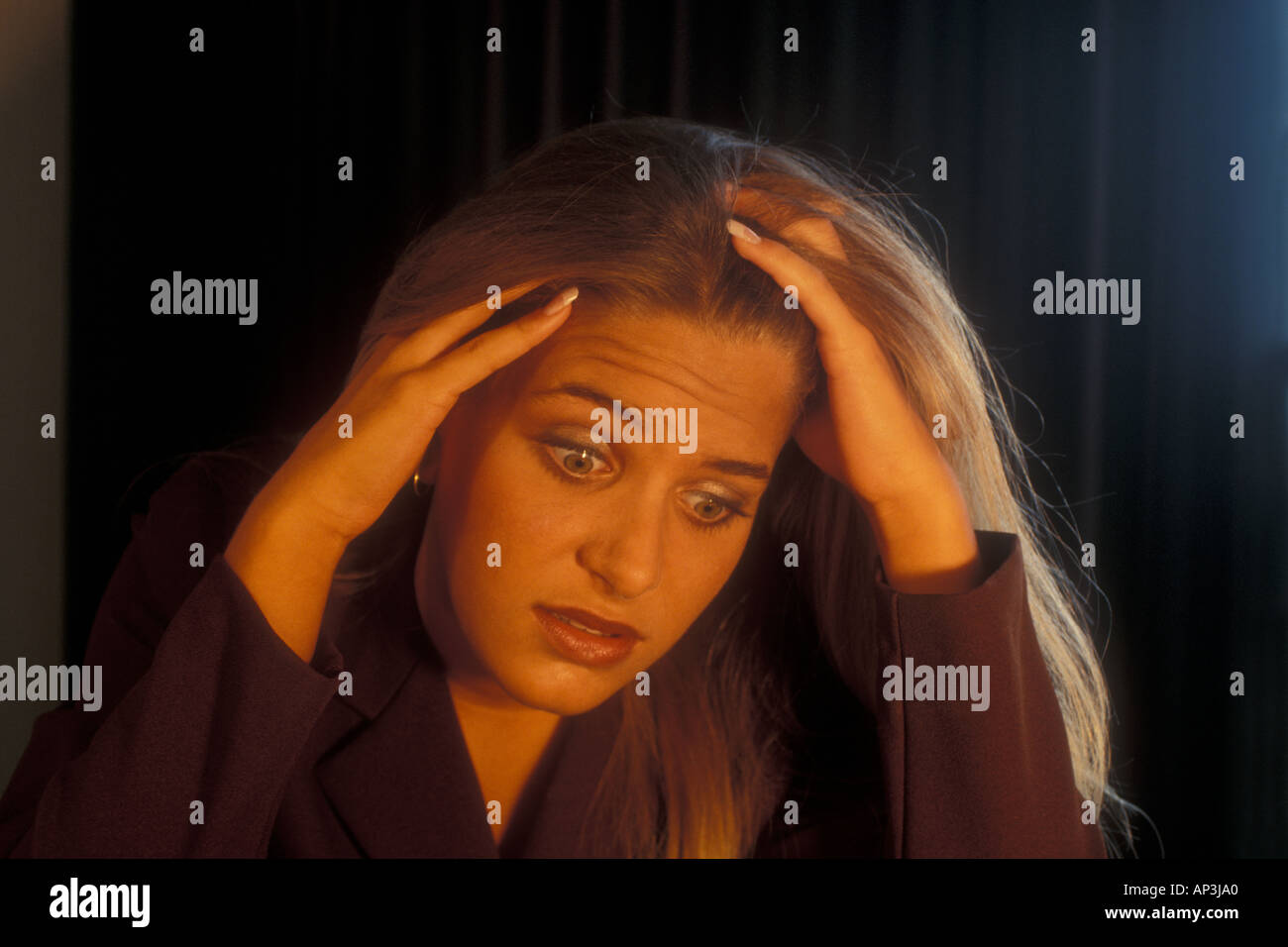 Distraught fear hi-res stock photography and images - Alamy